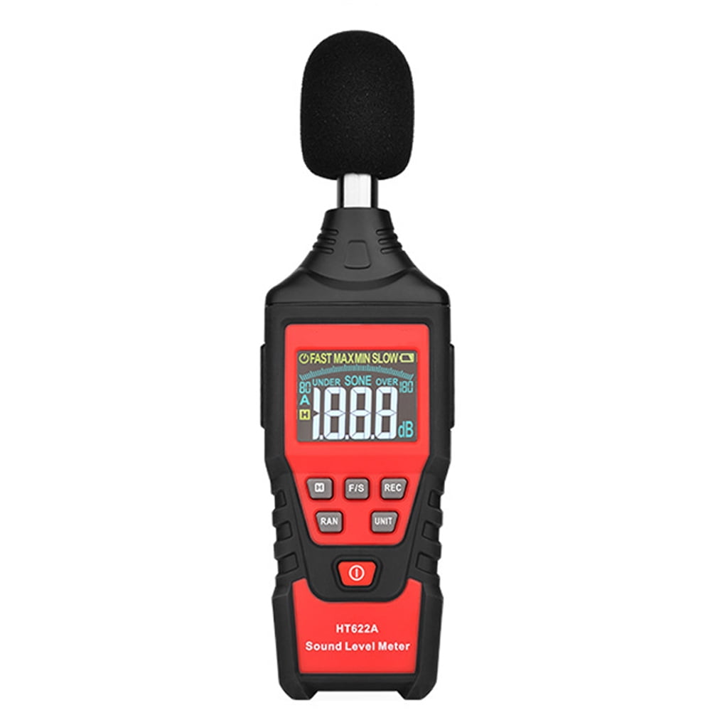 Ziuscore Sound Level Meter 30-130dBA LCD Meters Noise Audio Logger ...