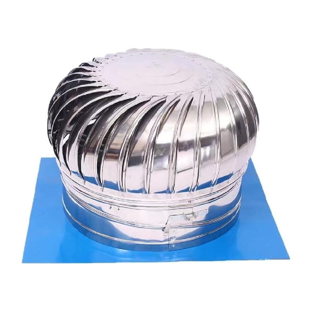 Ziuscore Stainless Steel Roof Quiet Running No Power Round Anti ...
