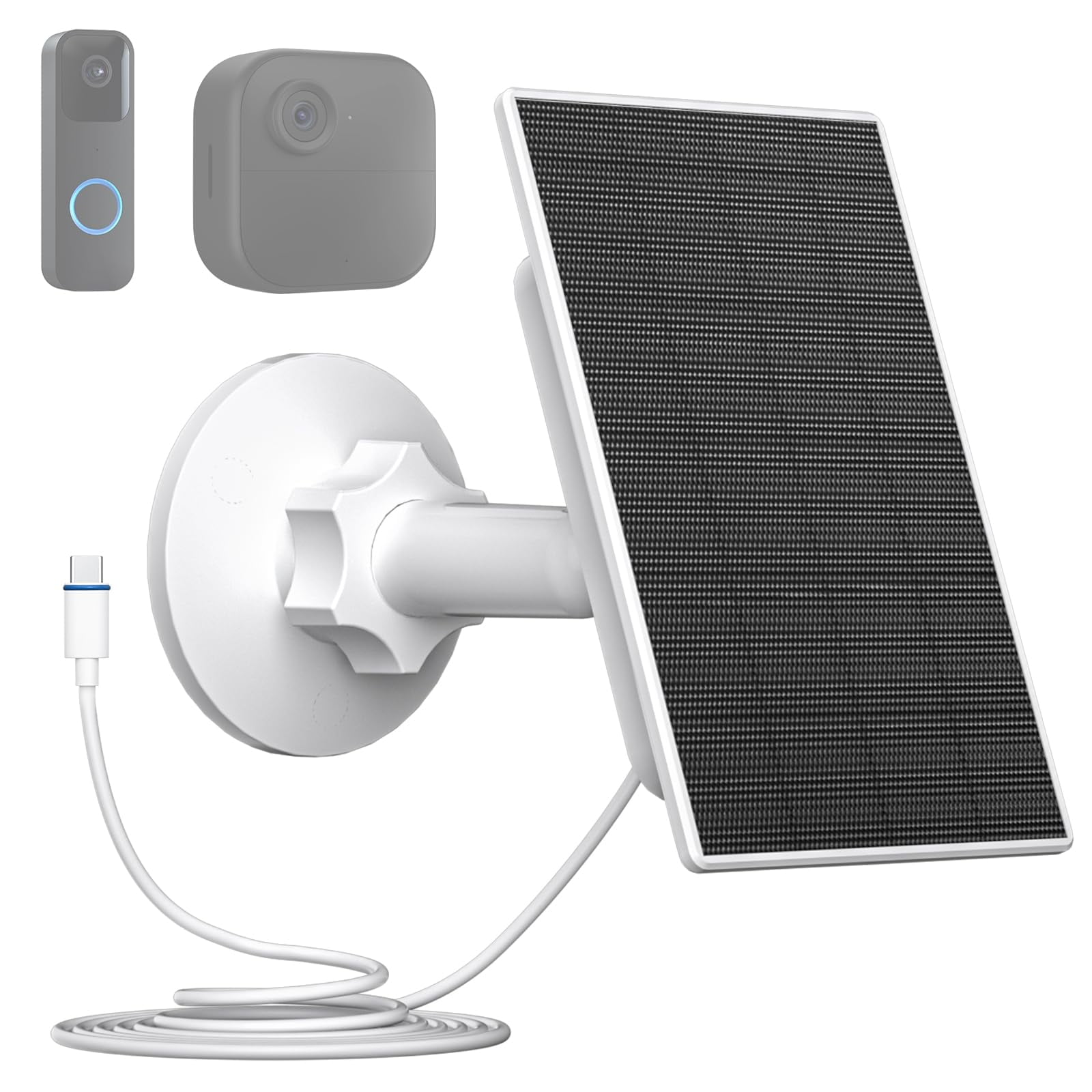 Zivif 2W Solar Panel Compatible with Blink Outdoor 4 Camera & Video ...