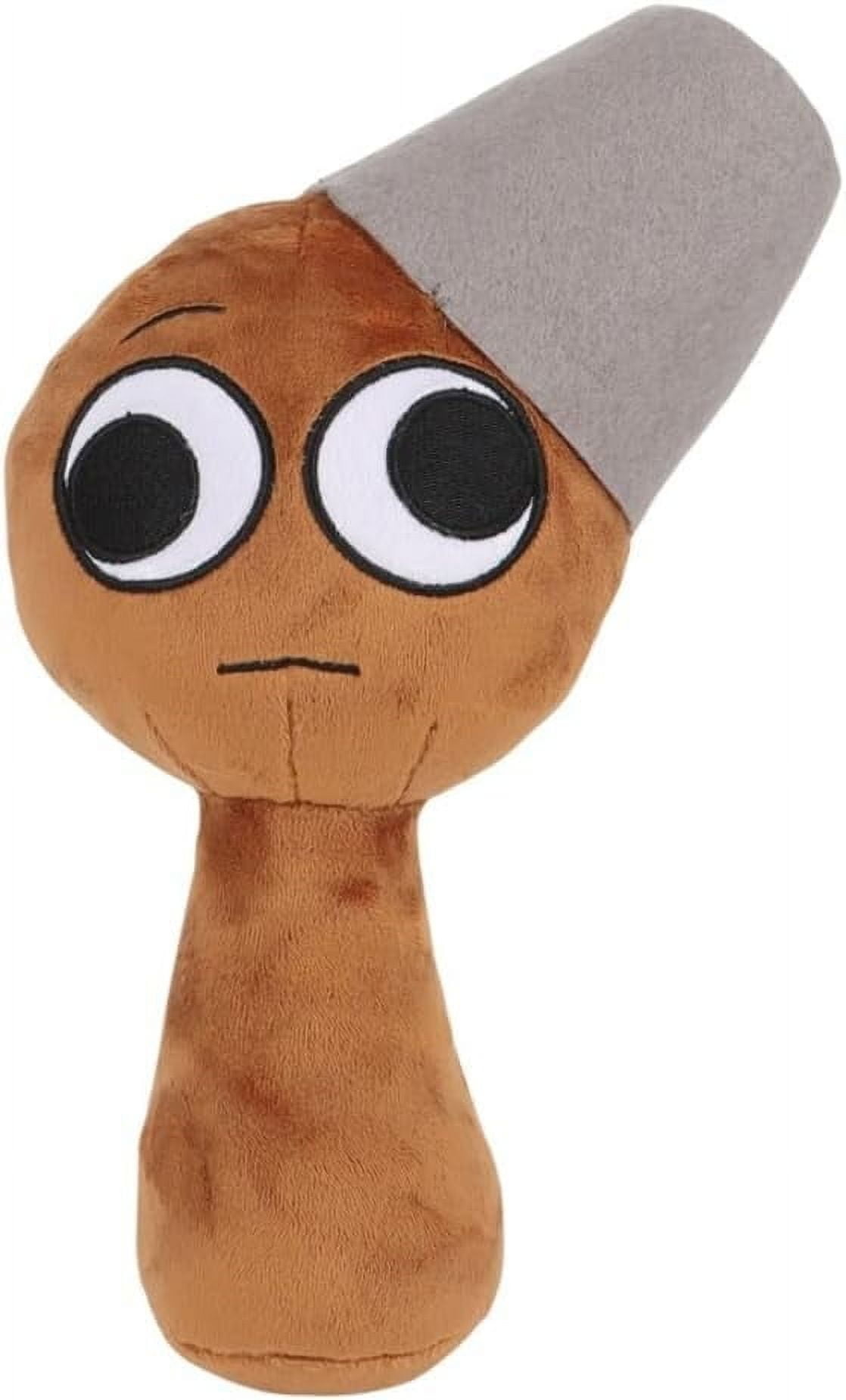 Ziwodao New Sprunki Plush, 10" Cute Brown Brud Plushies Toy for Fans ...