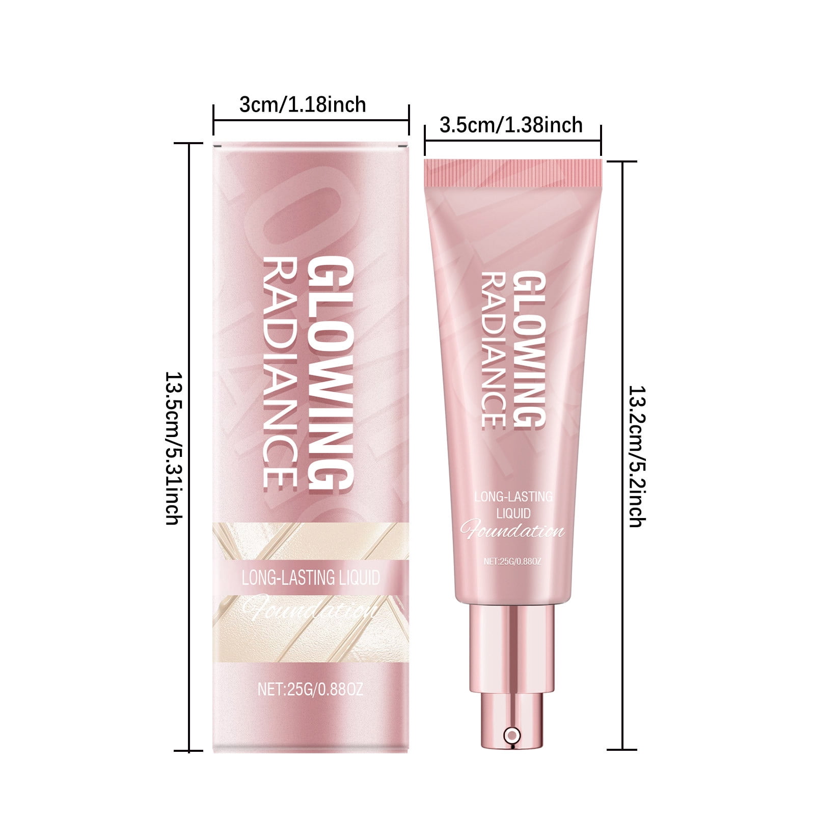 Ziynglg Adaptive Tone Liquid Makeup Base with Concealer,Moisturizing ...