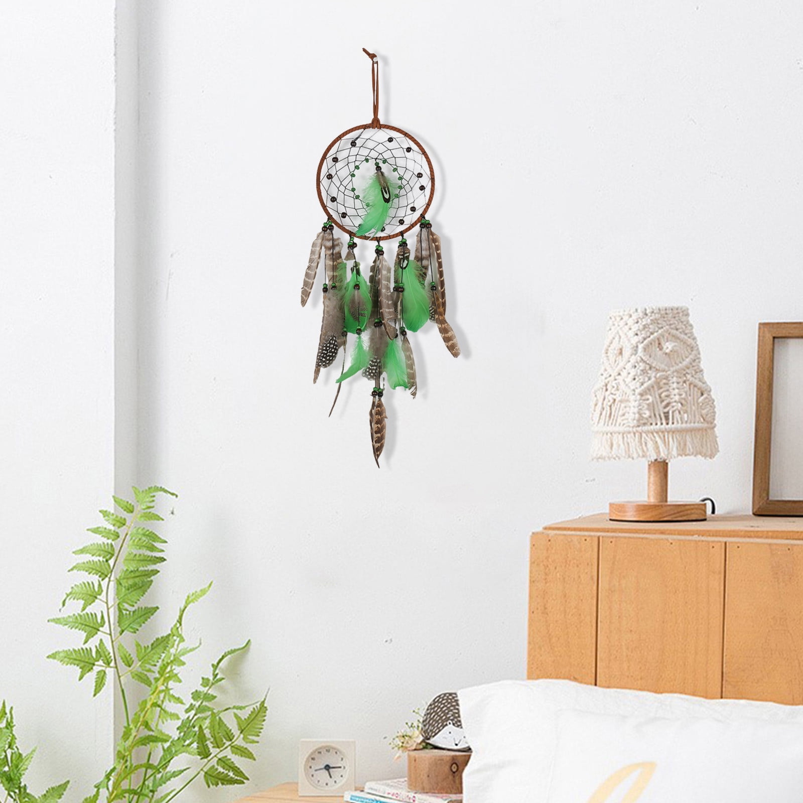 Ziynglg Enchanting Indian Girl Dream Catcher Wind Chime Set Whimsical ...