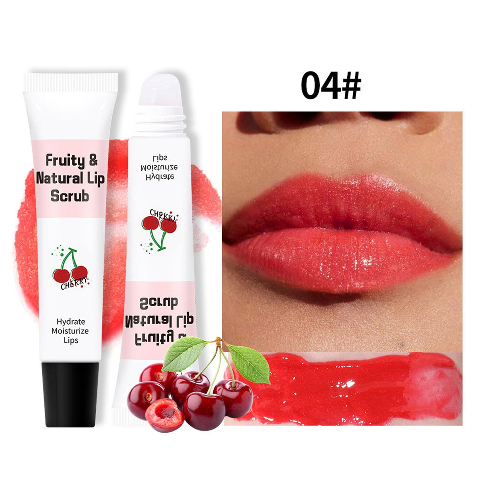Ziynglg Exfoliating Lip Scrub and Moisturizing Lip Care Balm with ...