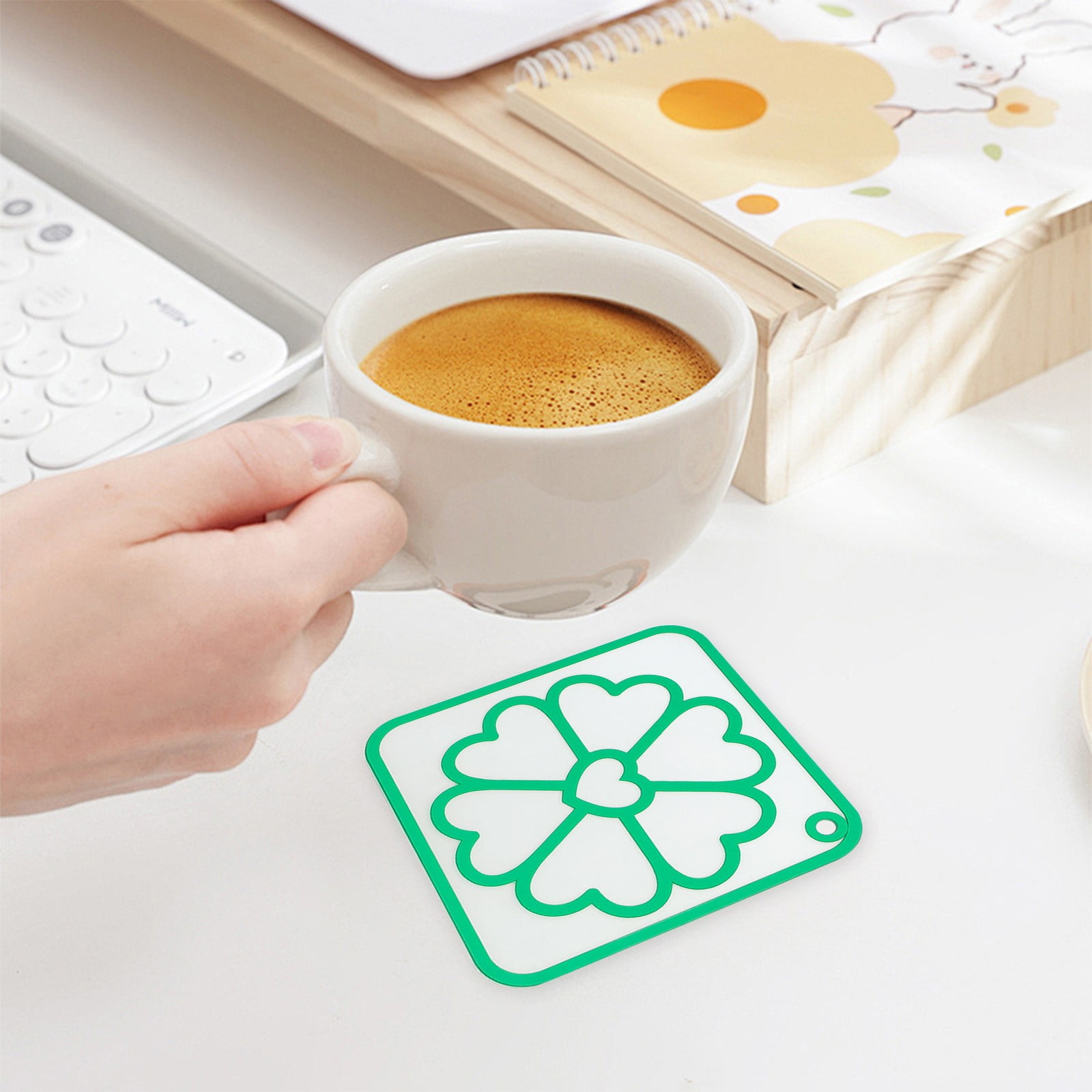 Ziynglg Heat resistant Stable Dining Table Mat Design Easy to Clean ...