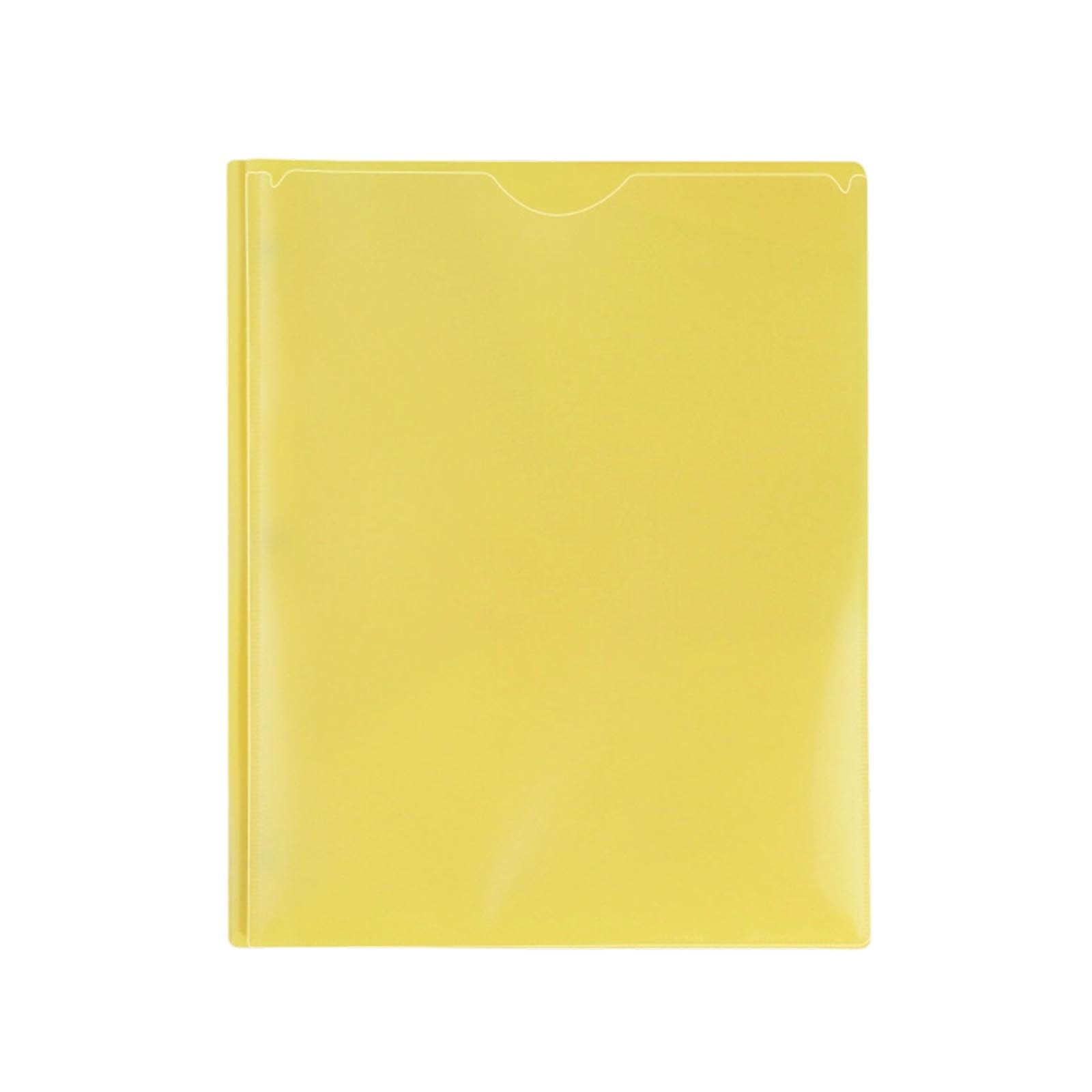 Ziynglg Heavy Duty Plastic Folders with Pockets for Documents Stable ...