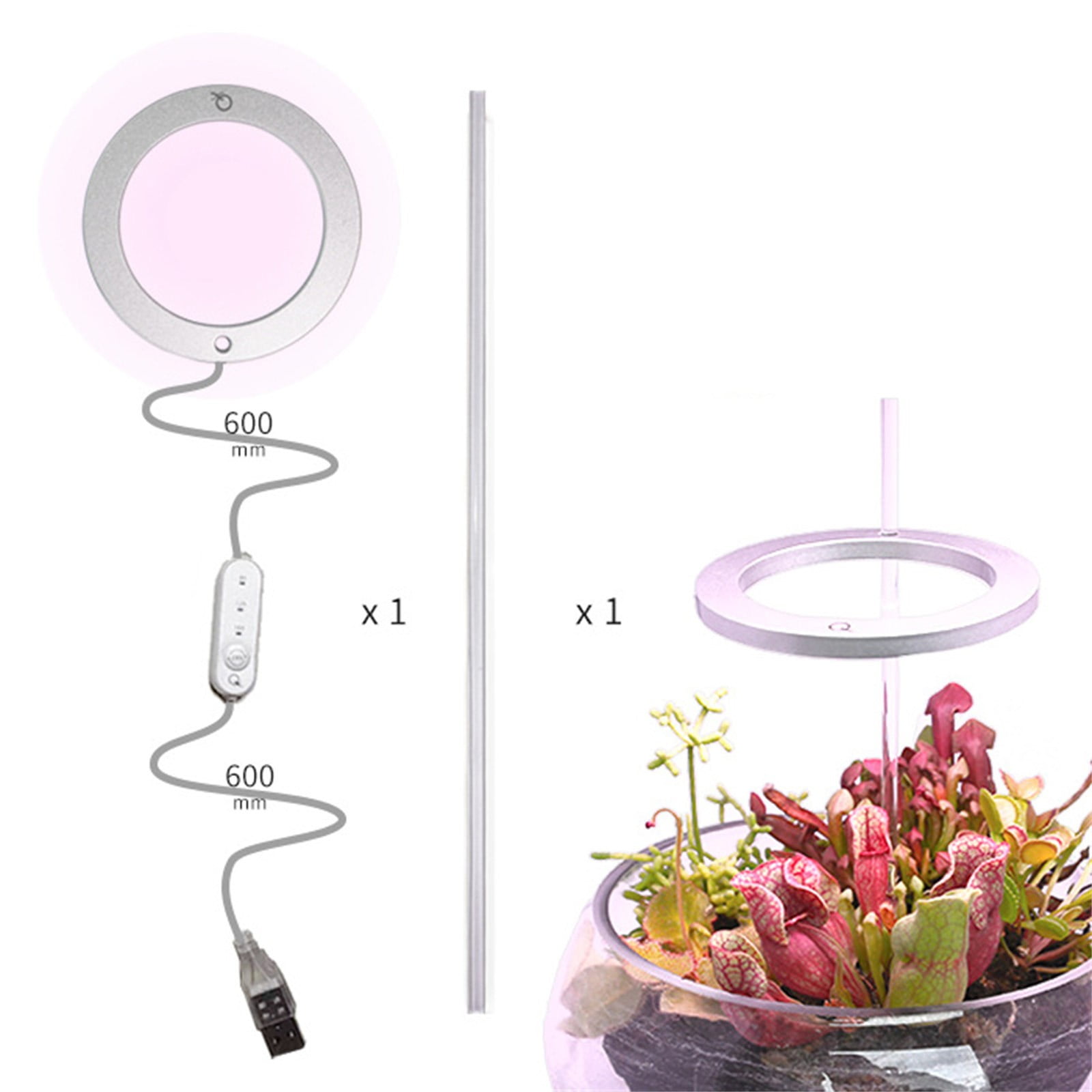 Ziynglg Indoor LED Light for All Stage Plant Growth High Efficiency,Low Energy Consumption,Suit ...