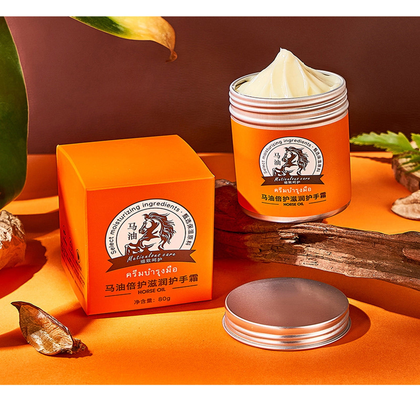 Ziynglg Intense Hydration Horse Oil Hand Cream Non Greasy,Deep ...