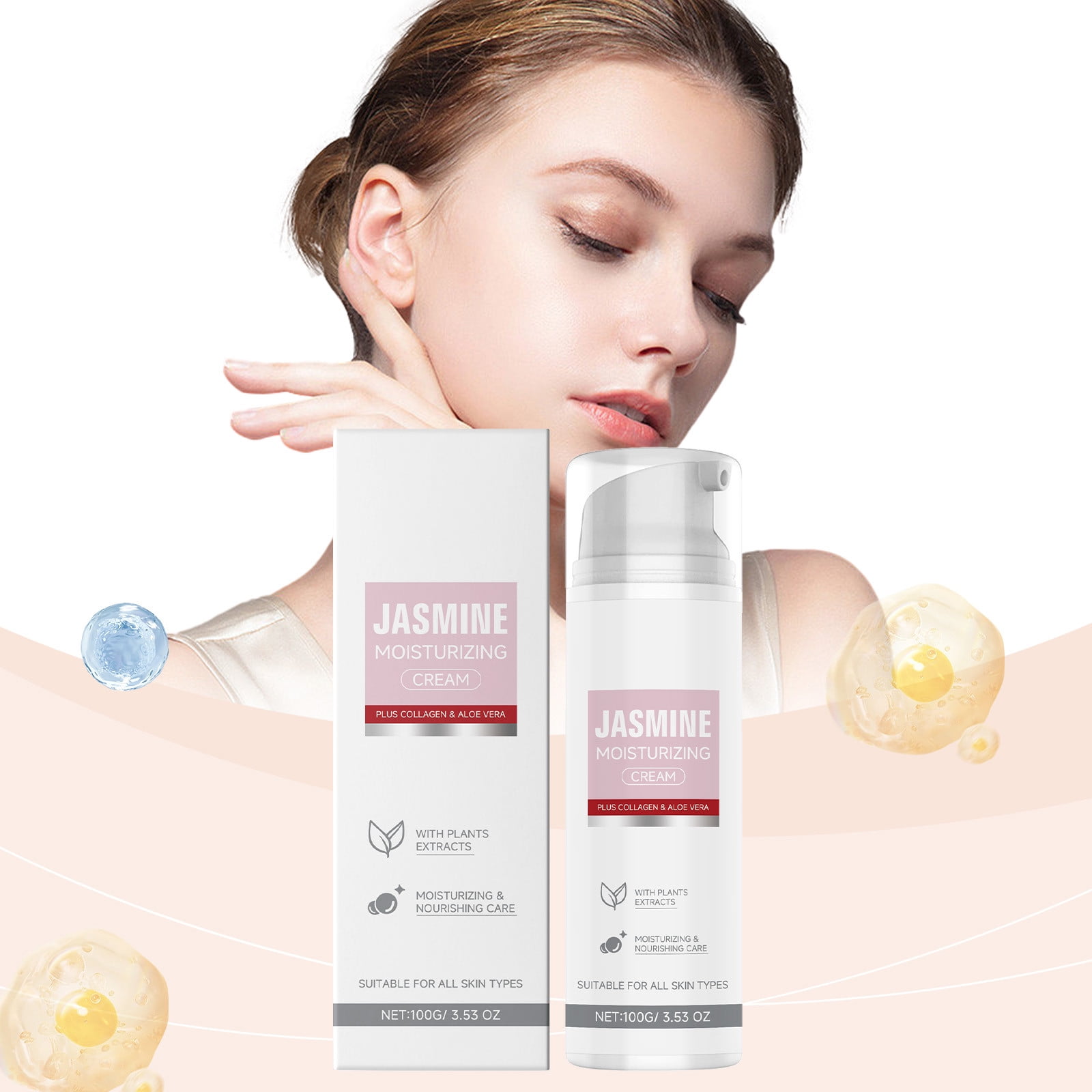 Ziynglg Jasmine Ointment Plus with Collagen and Aloe for Moisturizing ...