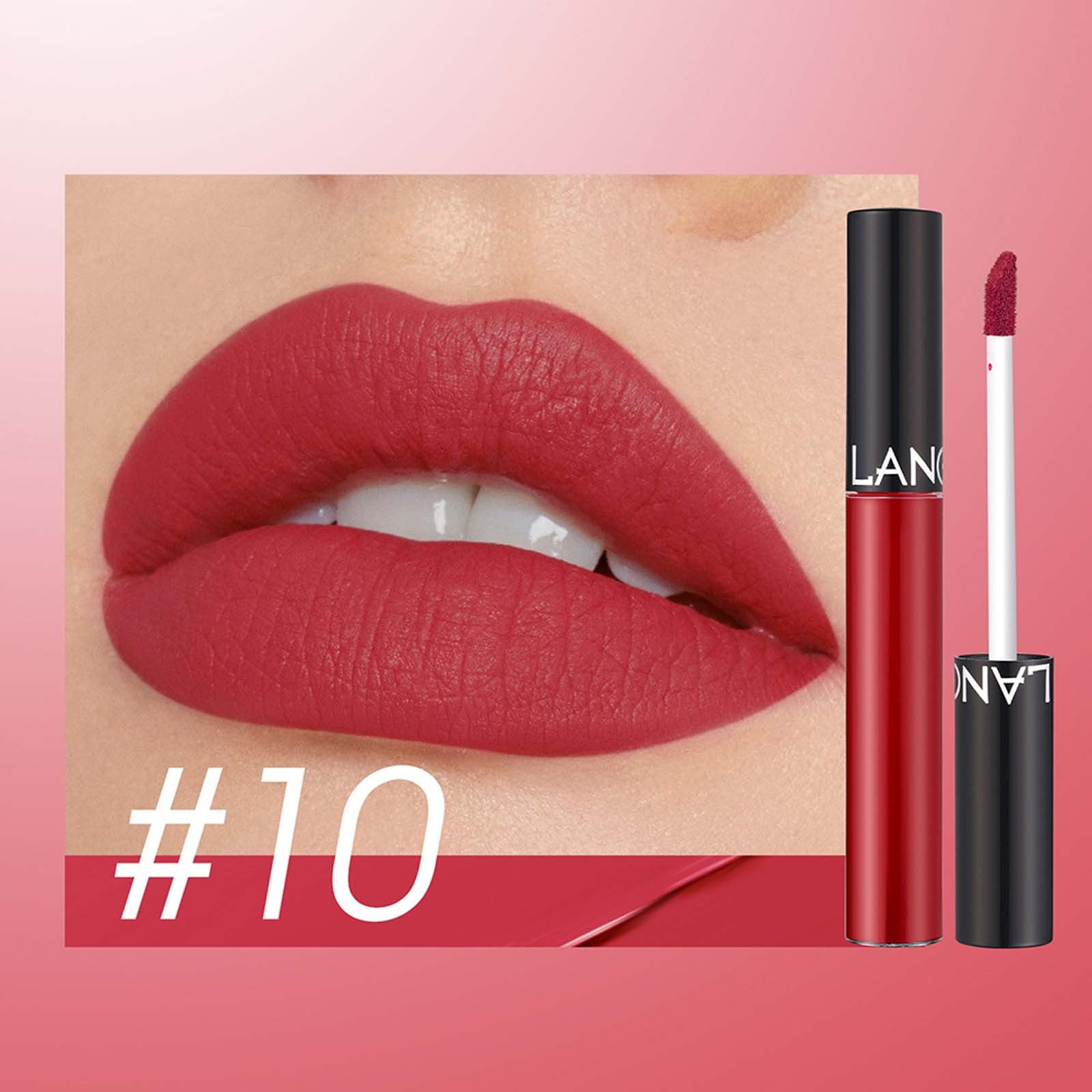 Ziynglg Long Lasting Matte Liquid Lip Glaze with Free Formula for ...