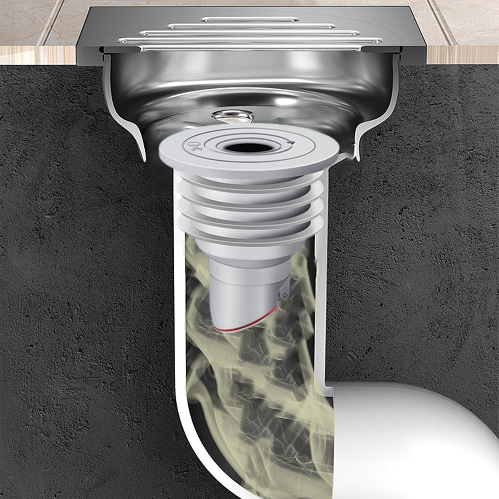 Ziynglg Magnetic Odor Proof Drainage Plug for Kitchen Sink,Washing ...