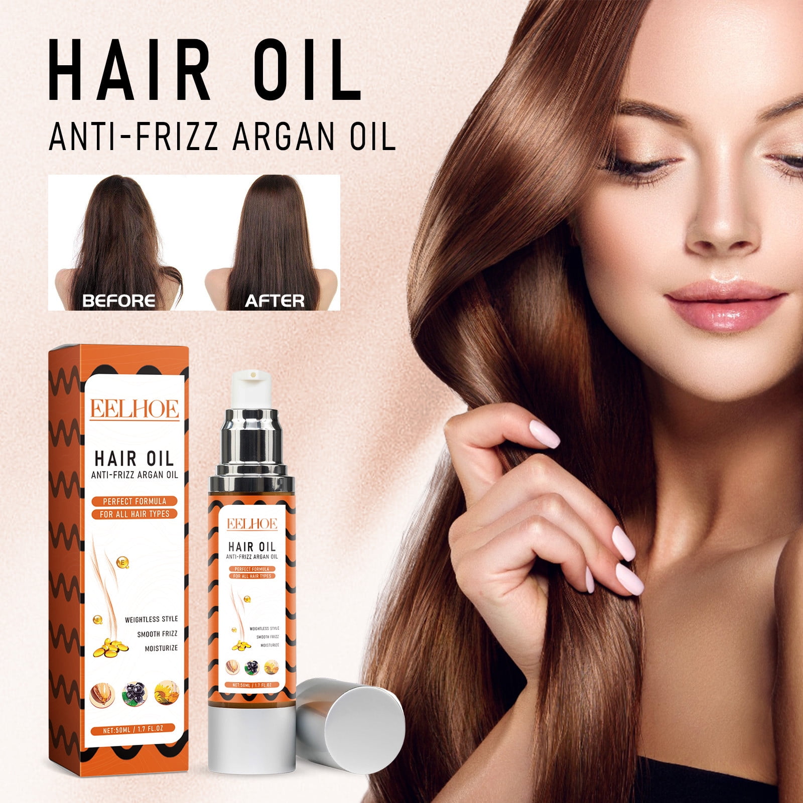Ziynglg Moroccan Nut Hair Oil for Dry Damaged Resistant Curl Hair ...