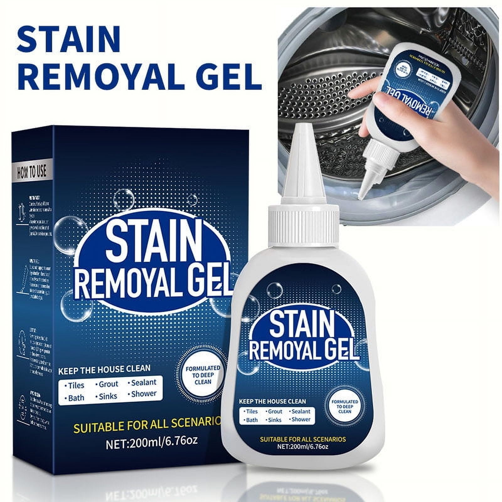 Ziynglg Multi Purpose Stain Remover Gel Cleaner Powerful Grease ...