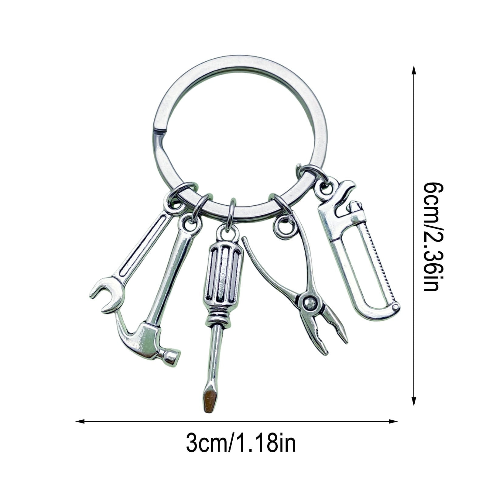 Ziynglg Multifunctional Metal Tool Pendant Keychain for DIY Enthusiasts ...