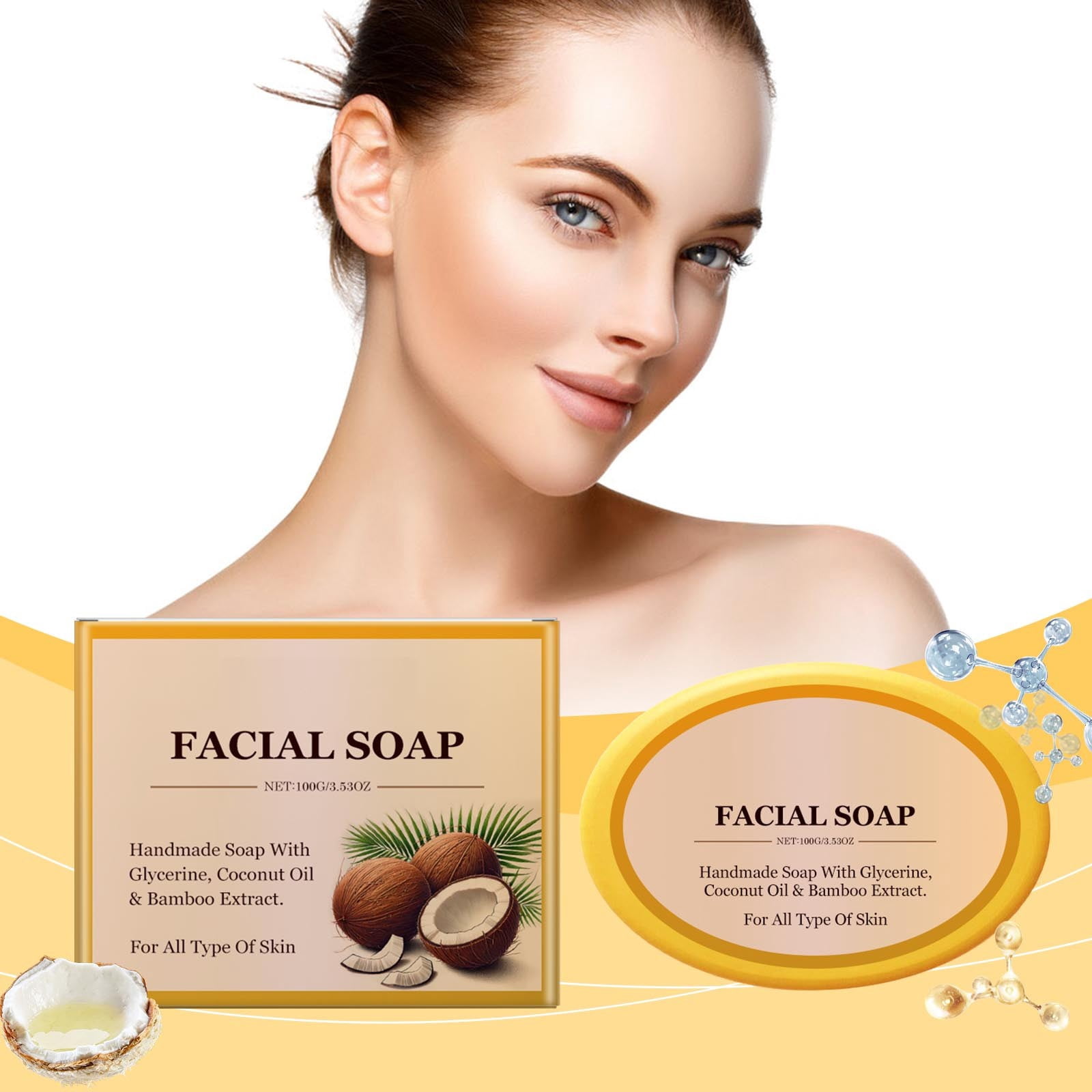 Ziynglg Oil Deep Cleanser Soap and Revitalize Your with Natural ...