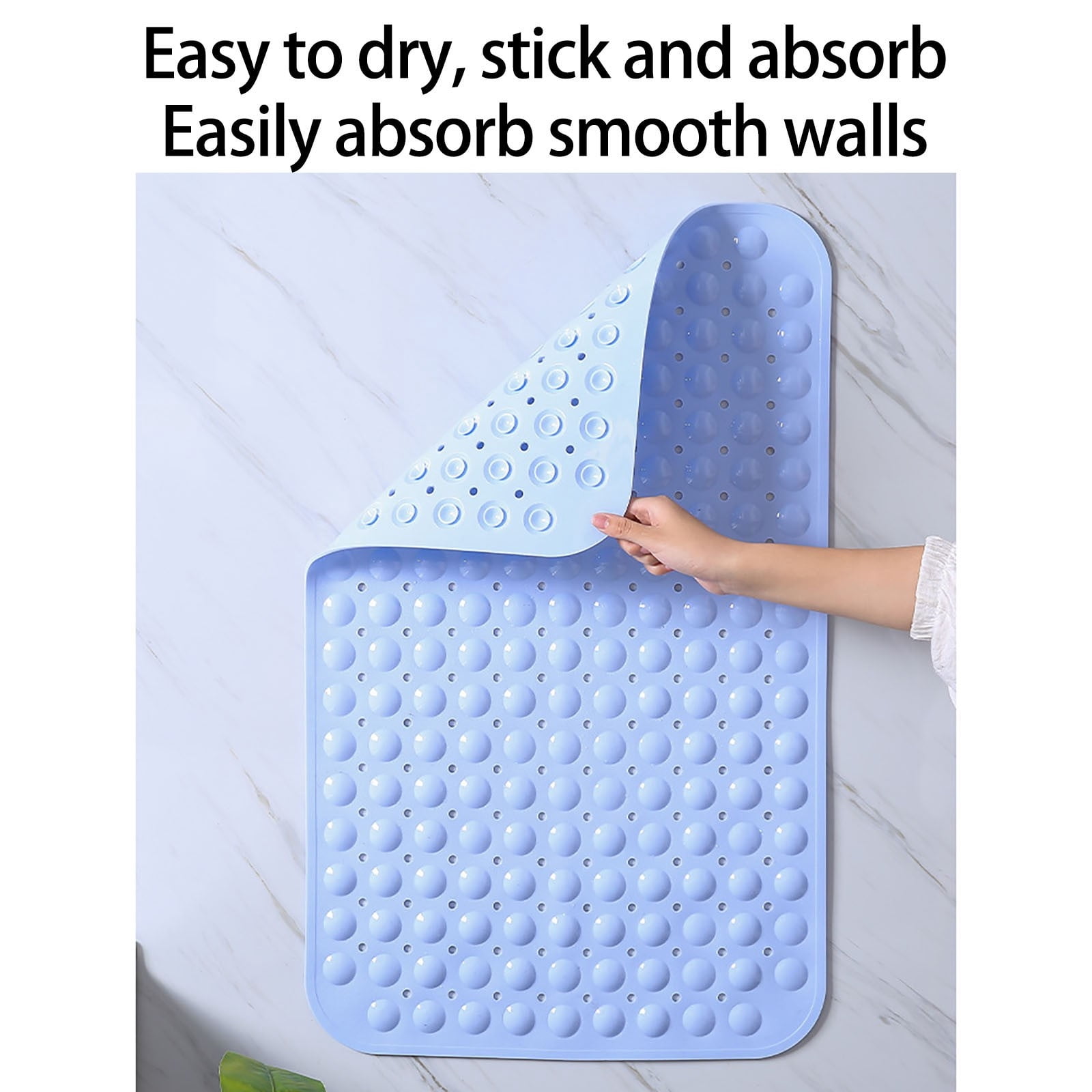 Ziynglg Premium TPE Bathtub Mat with Strong Suction Cups for Safe and ...