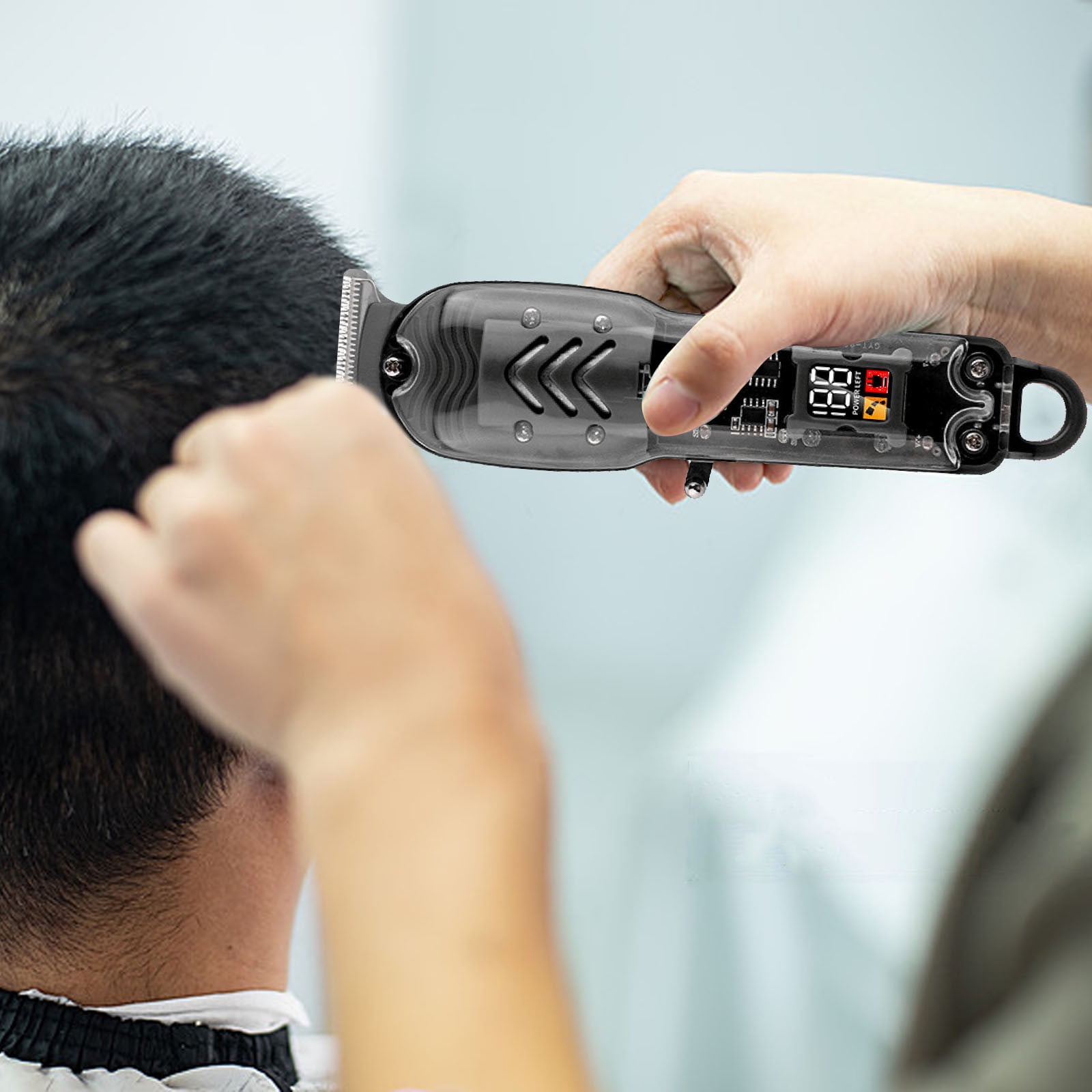 Ziynglg Rechargeable Electric Hair Clippers with Precision Titanium ...