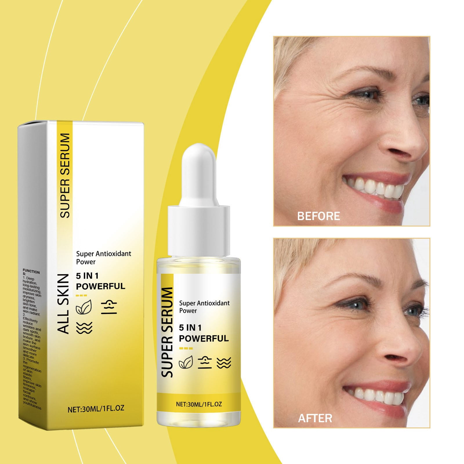 Ziynglg Resistant Aging 5 in 1 Moisturizer for Wrinkle Reduction ...