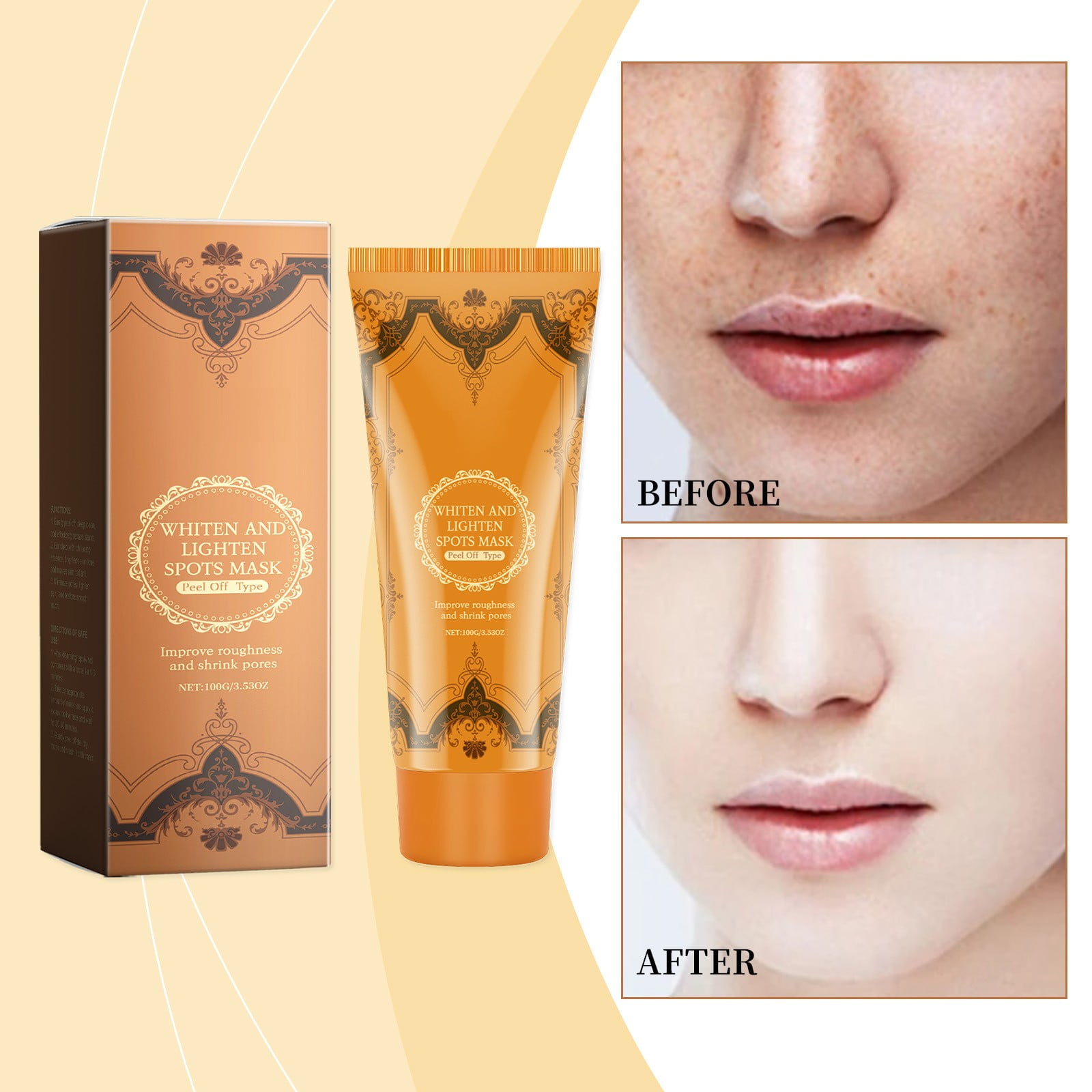 Ziynglg Resistant Wrinkle Tear Off Facial Mask with Nourishing ...