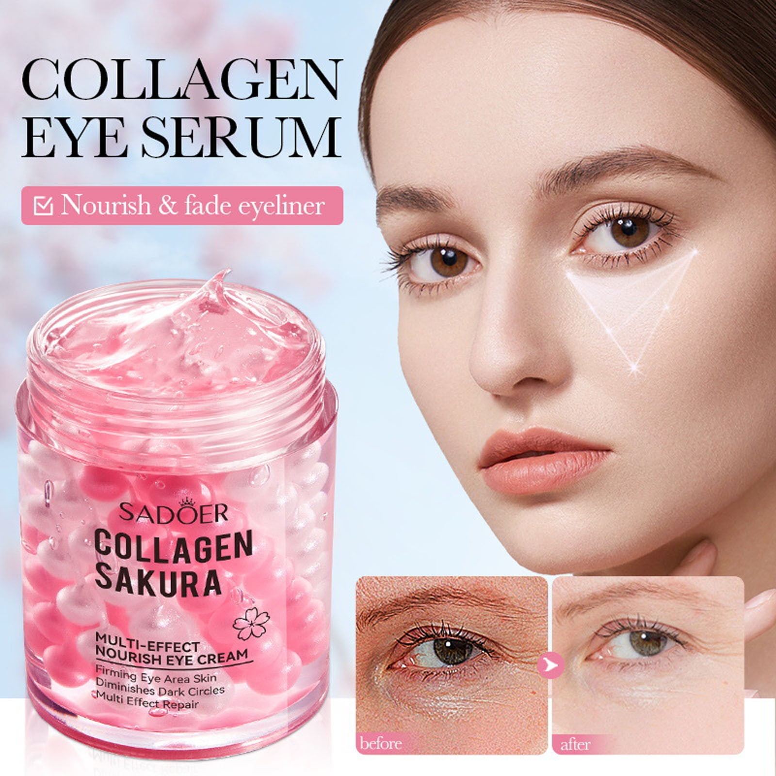 Ziynglg Sakuras Collagens Firming Eye Cream with Evening Primrose and ...