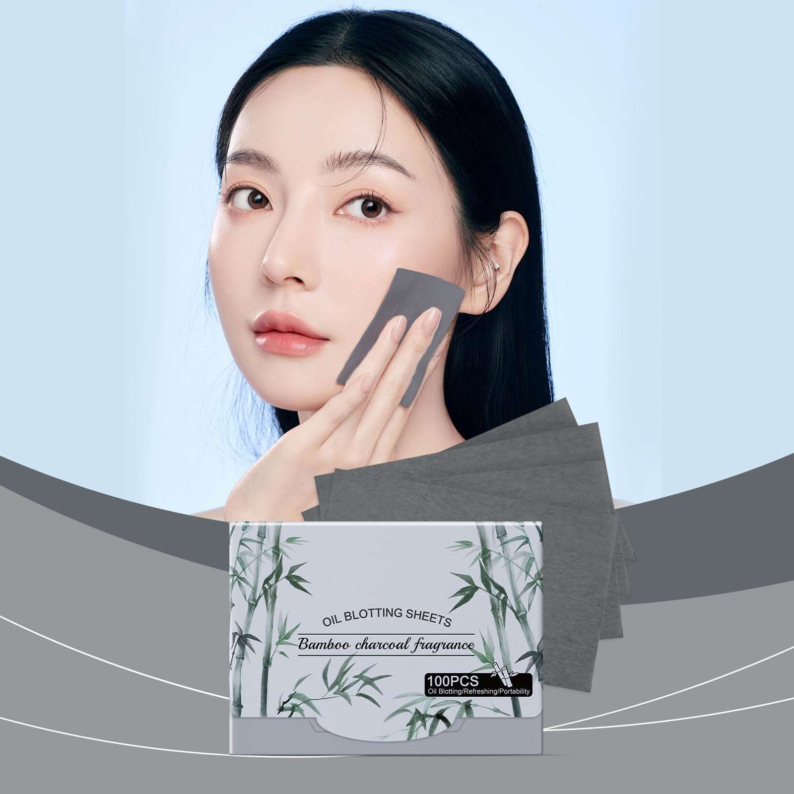 Ziynglg Scented Double Sided Facial Oil Blotting Sheets for Enhanced Oil Control Long Persistent ...