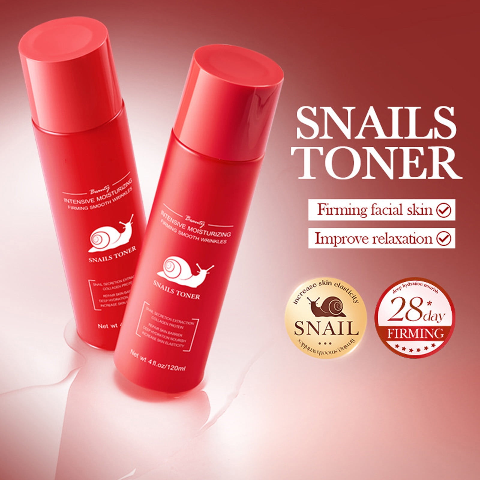 Ziynglg Snail Firming and Moisturizing Toner with Snail Secretion ...