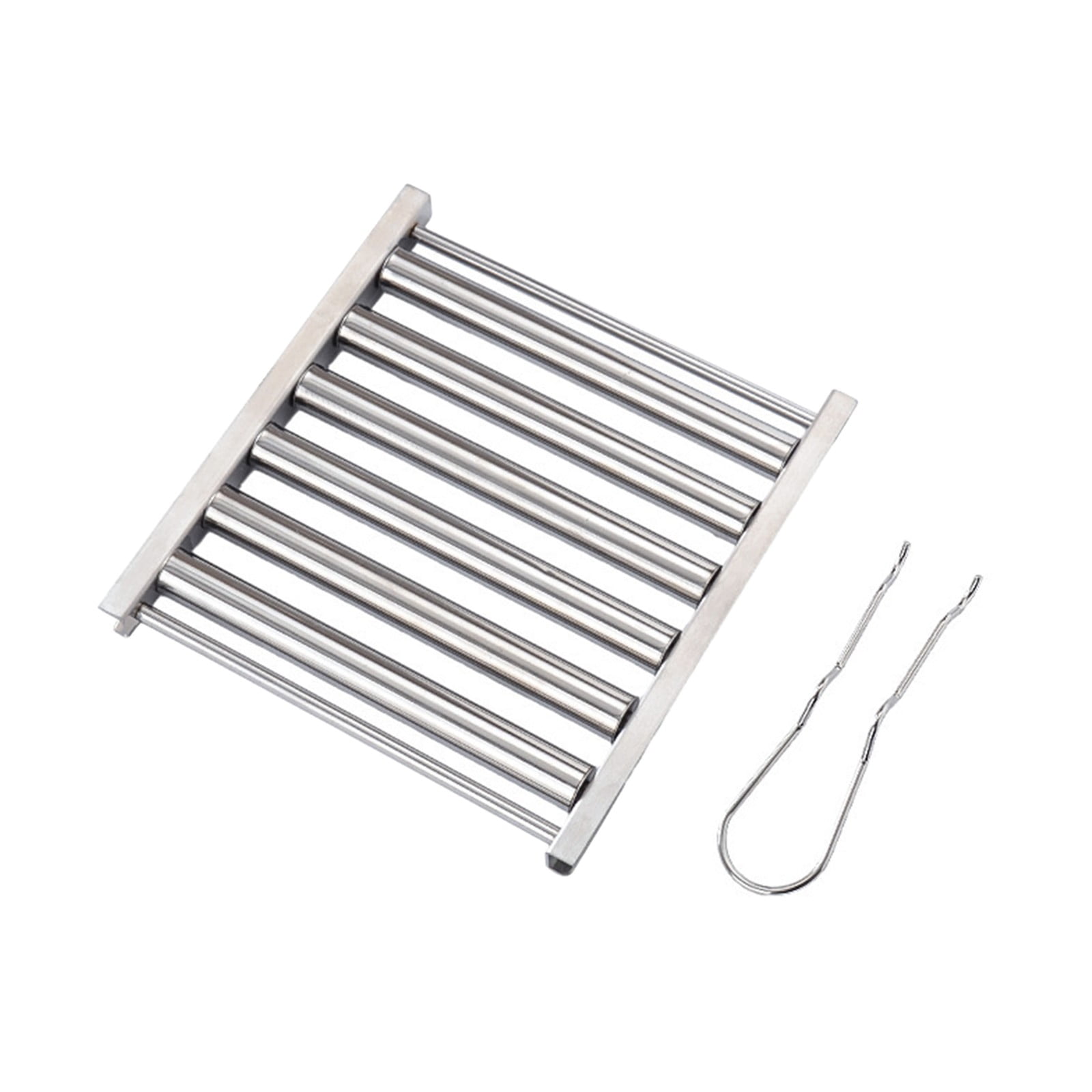 Ziynglg Stainless Steel Hot Dog Grill Roller with Hardwood Handle Suit ...