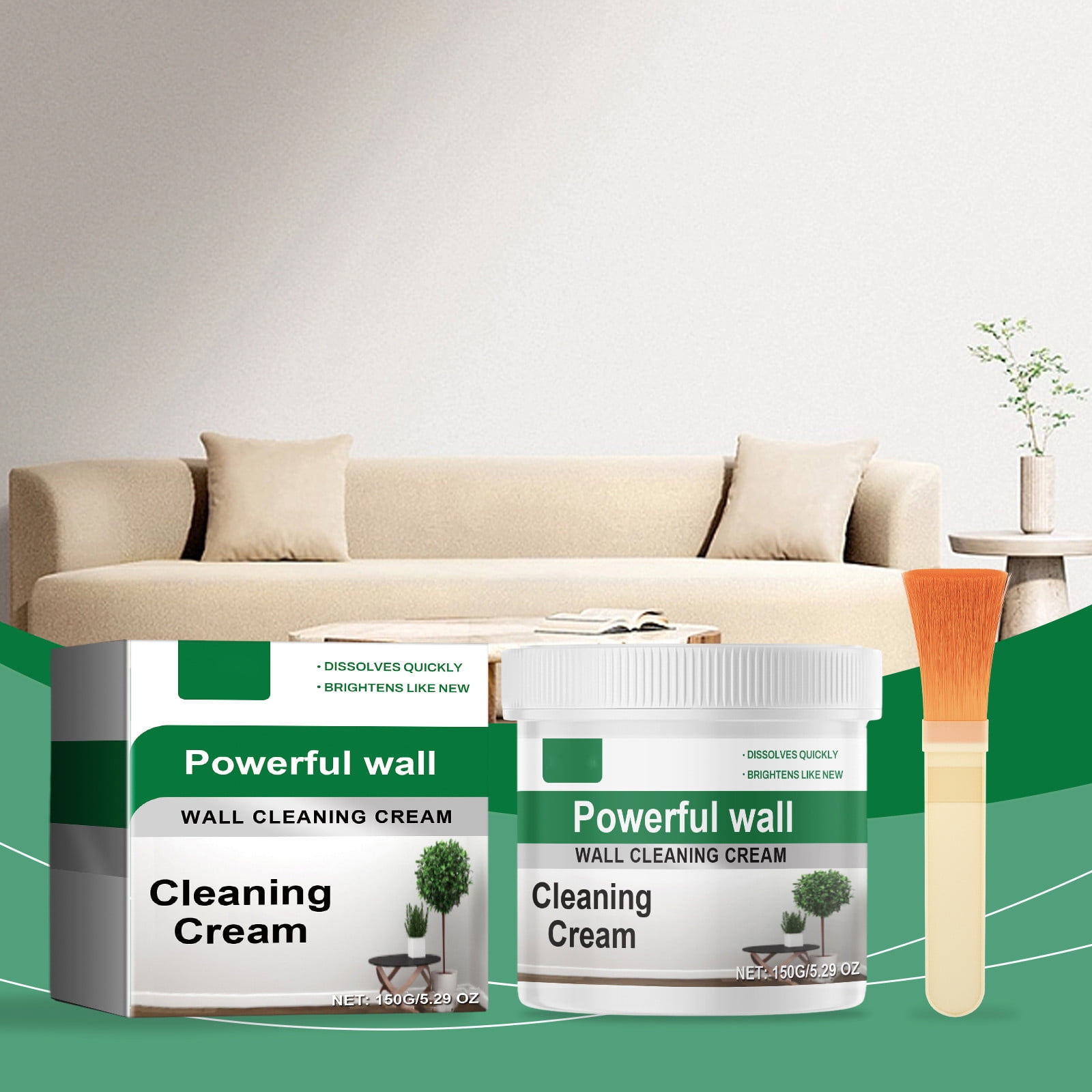 Ziynglg Ultimate Stain Removal and Waterproofing Wall Cleaner Strong ...