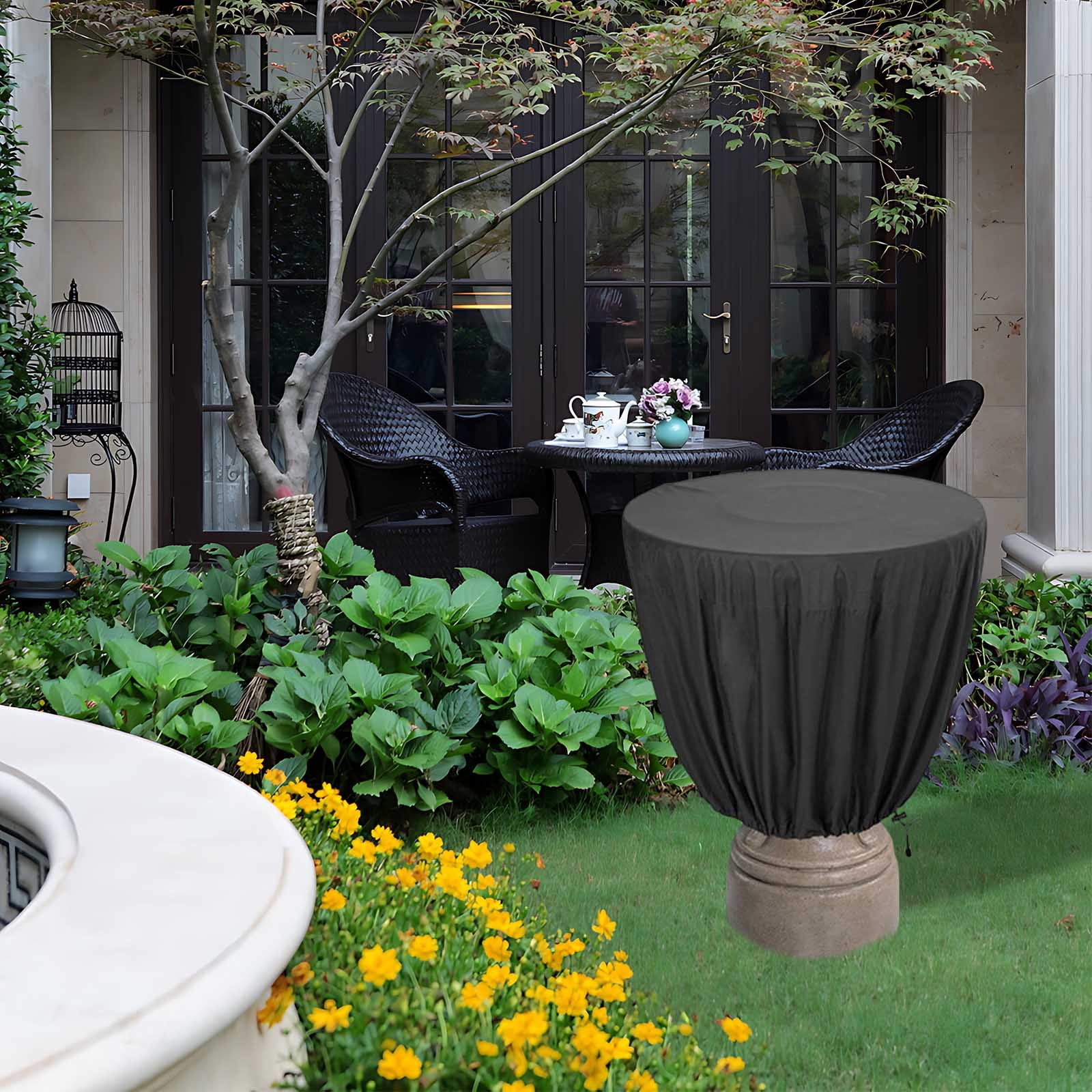 Ziynglg Universal Bird Bath and Outdoor Sculpture Protector,Waterproof ...