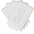 Ziz Home Child Safety Outlet Covers - 4 Pack | Self-Closing | ABS ...