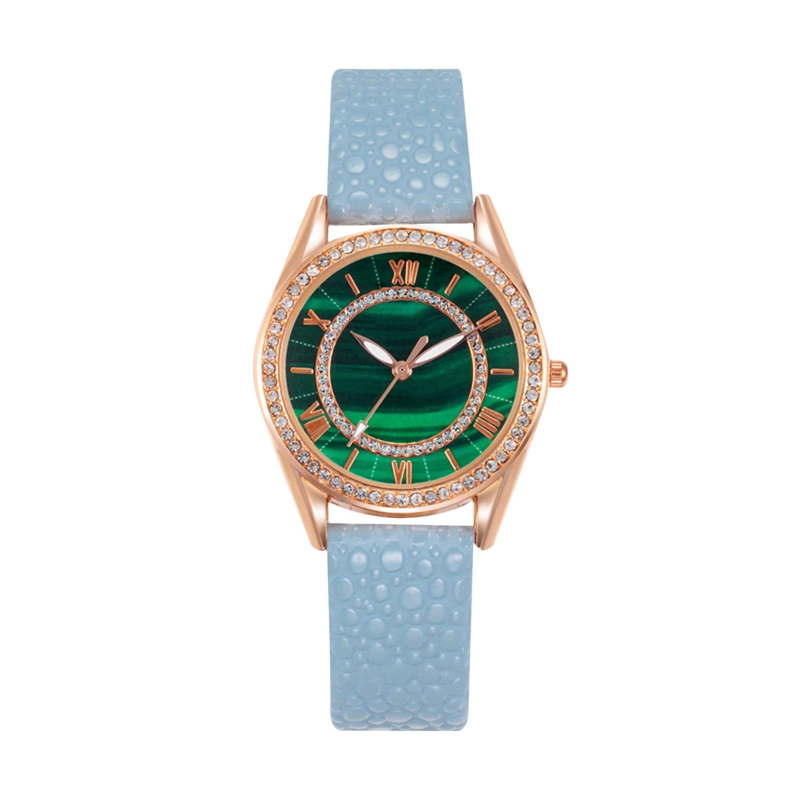 Zizocwa Women'S Fashion Wrist Watch Classic Gold Diamond Green Dial ...