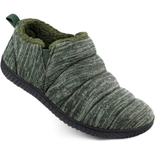 Zizor Men's Comfy Caterpillar Slippers Indoor Outdoor House Shoes, Warm ...