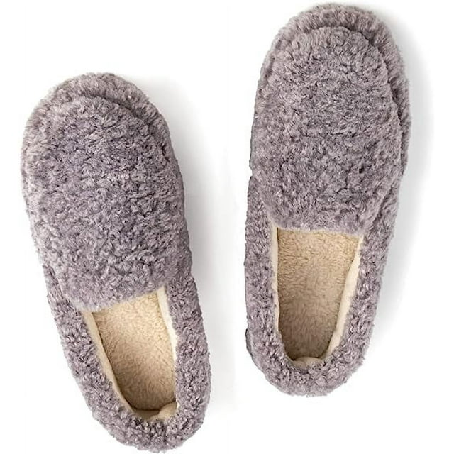 Zizor Women's Cozy Fuzzy Fleece Slippers Comfort House Shoes - Walmart.com