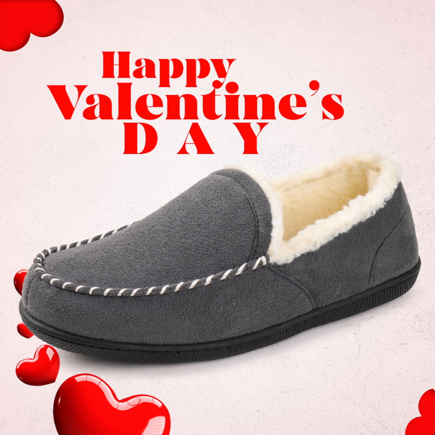 Zizor Women's Fuzzy Moccasin Slippers Memory Foam Cozy House Shoes - Walmart.com