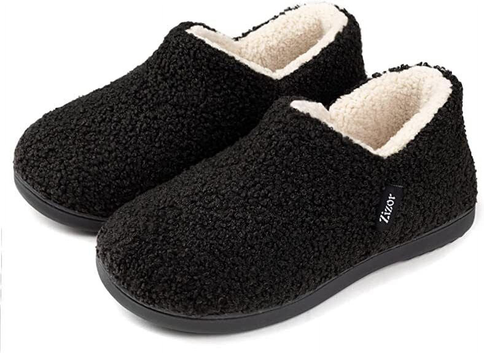 Zizor Womens Cozy Slippers Fuzzy house shoes Indoor Outdoor - Walmart.com