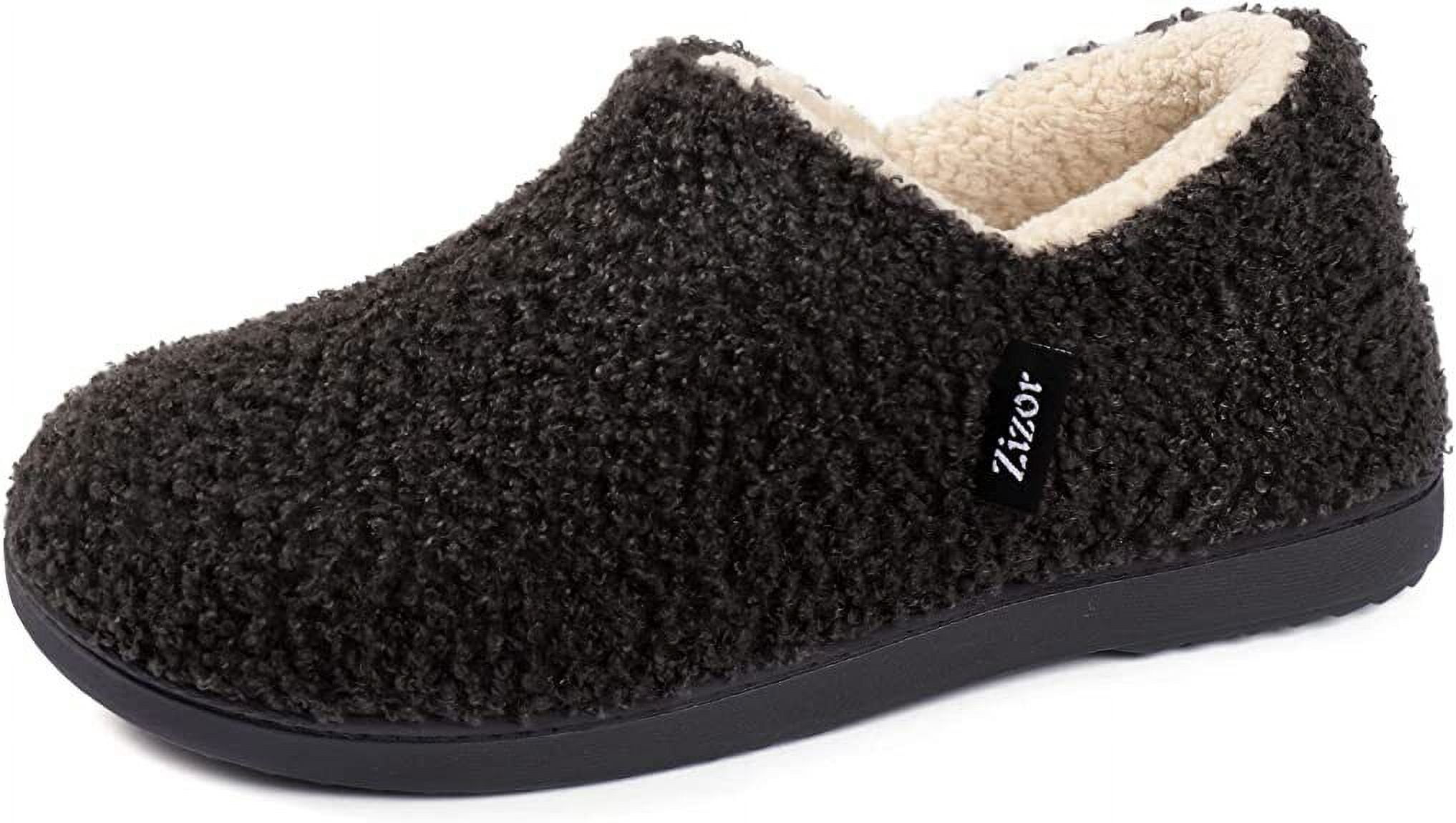 Zizor Womens Cozy Slippers Fuzzy house shoes Indoor Outdoor - Walmart.com