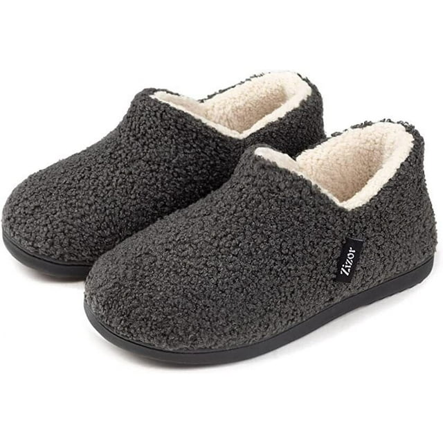 Zizor Womens Cozy Slippers Fuzzy house shoes Indoor Outdoor - Walmart.com