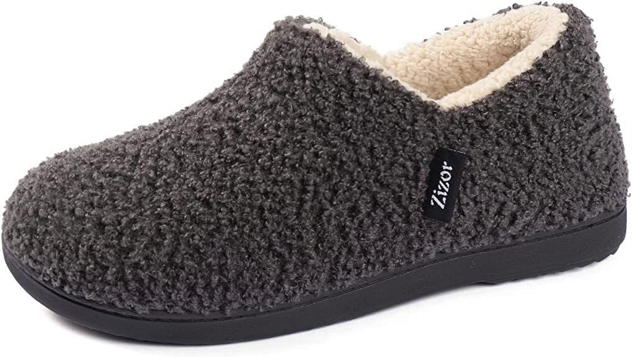 Zizor Womens Cozy Slippers Fuzzy house shoes Indoor Outdoor - Walmart.com