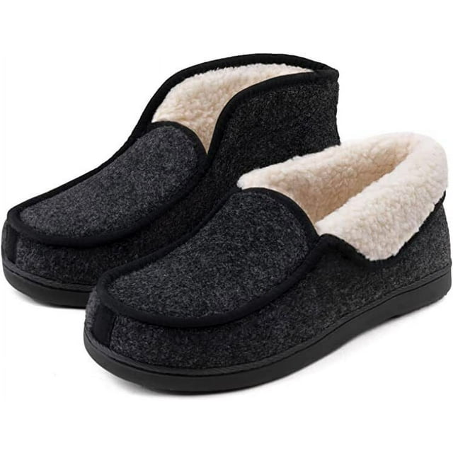 Zizor Womens Fuzzy Bootie Slippers Memory Foam Cozy Moccasin House ...