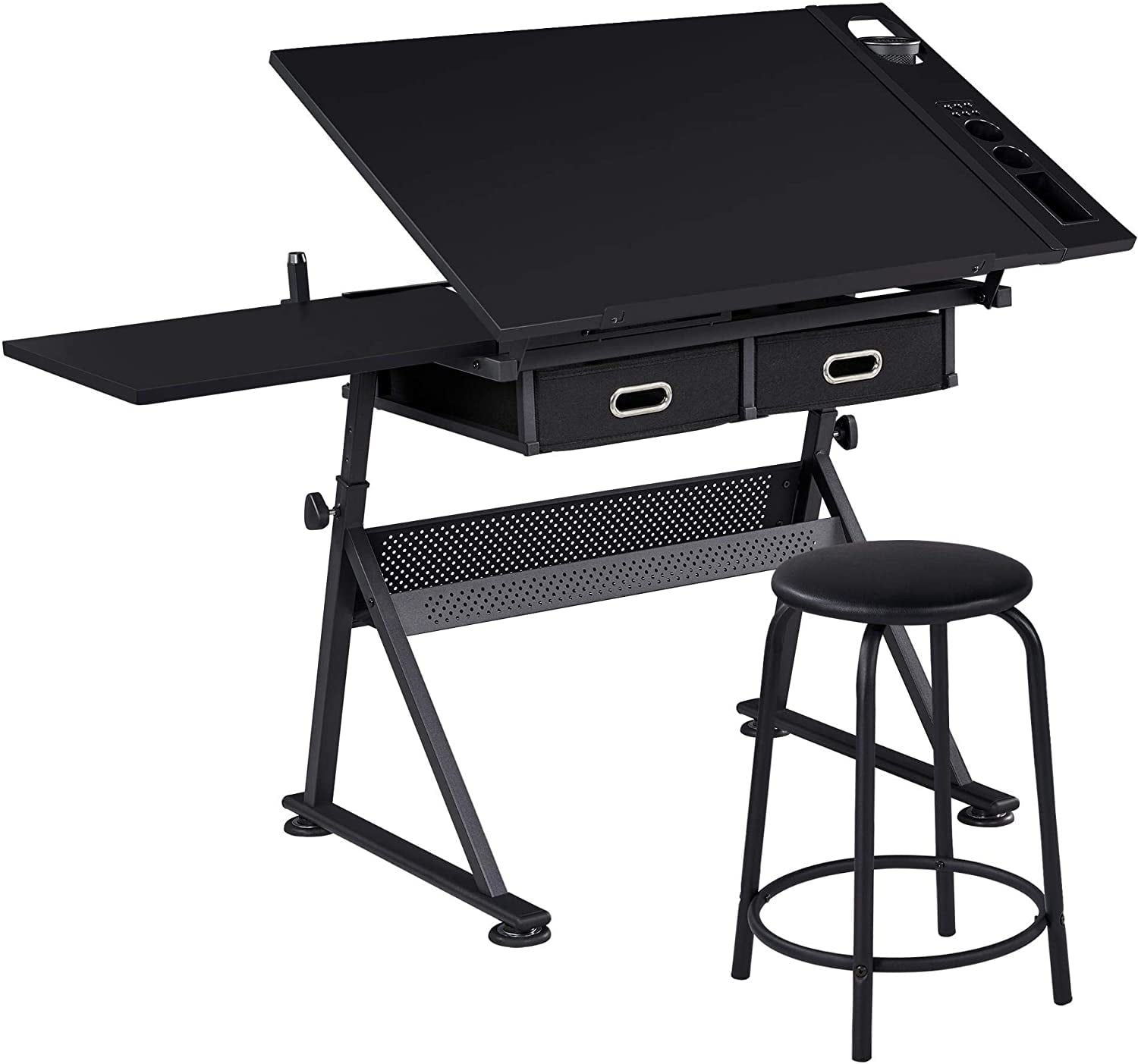 ZizzZest Height Adjustable Drafting Table Drawing Table Artist Desk ...