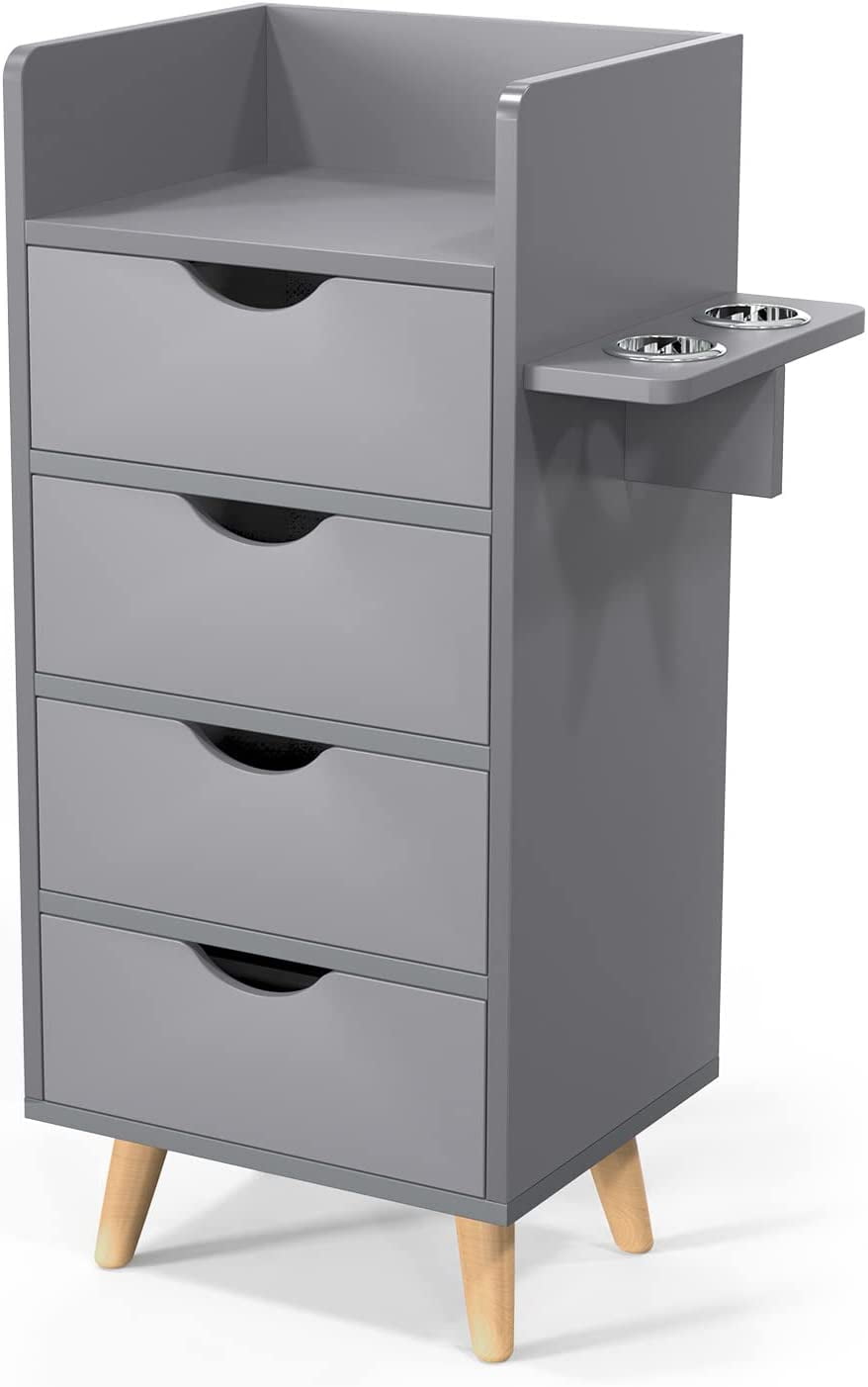 ZizzZest Salon Storage Cabinet,Beauty Barber Salon Styling Station ...