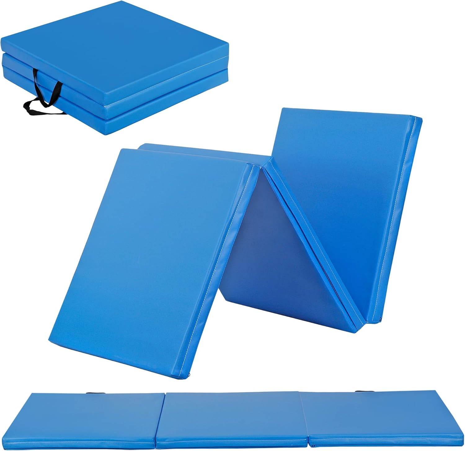 ZizzZest Tumbling Mat, 6’x2" Thick High Density Anti Tear Gymnastics ...