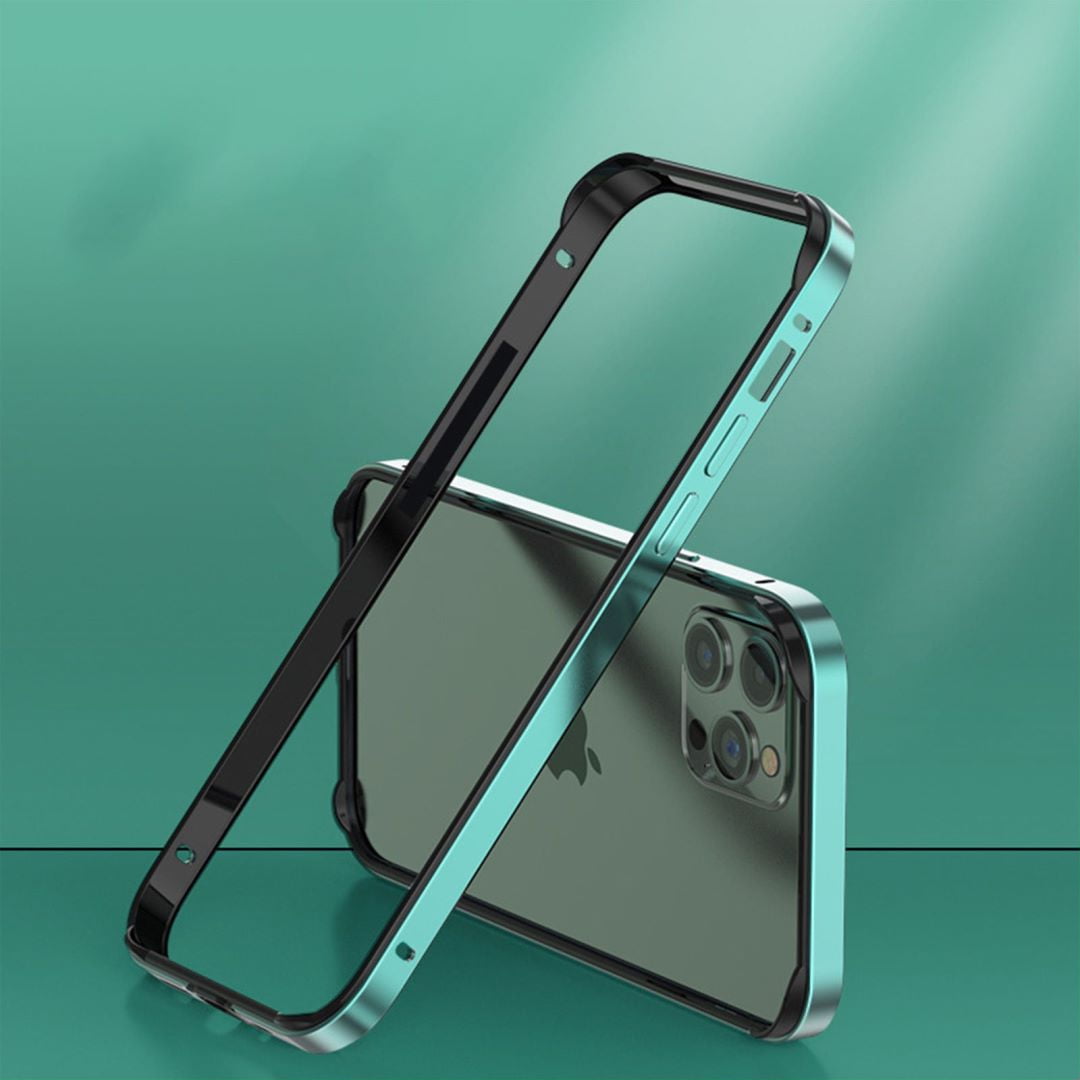 Zjrui Aluminum Frame Metal Bumper Case for iPhone 15 with Soft Inner ...