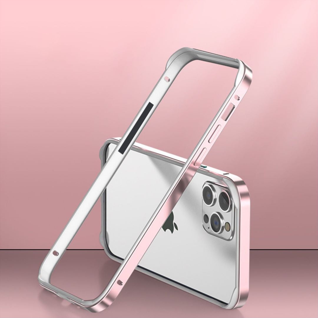 Zjrui Aluminum Frame Metal Bumper Case for iPhone 15 with Soft Inner ...