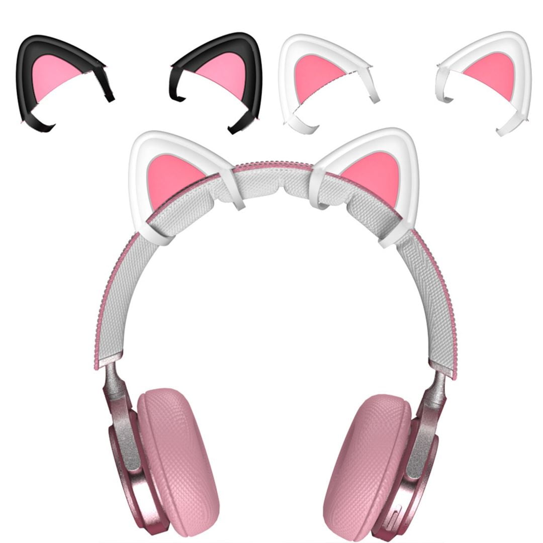 Zjrui Cat Ears for Headphones, Cute Headset Cat Ears Fits Various ...