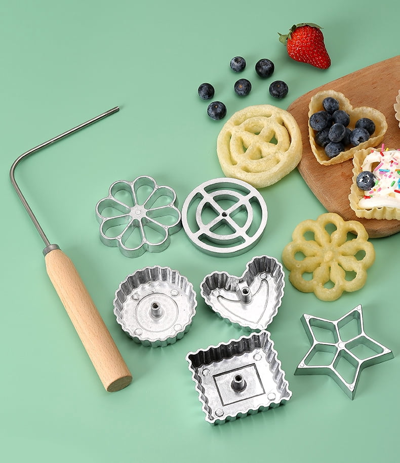 Molde Para Pastelitos Venezolanos Ciieeo Rosette Timbale Set Aluminum ...