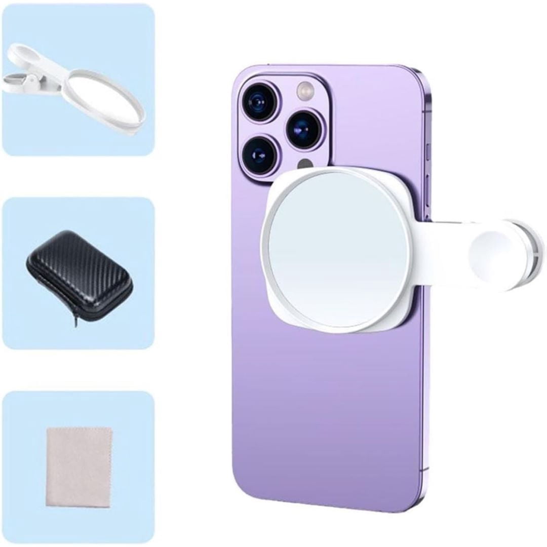 Zjrui Selfie Mirror for Back Camera, Cell Phone Camera Mirror ...