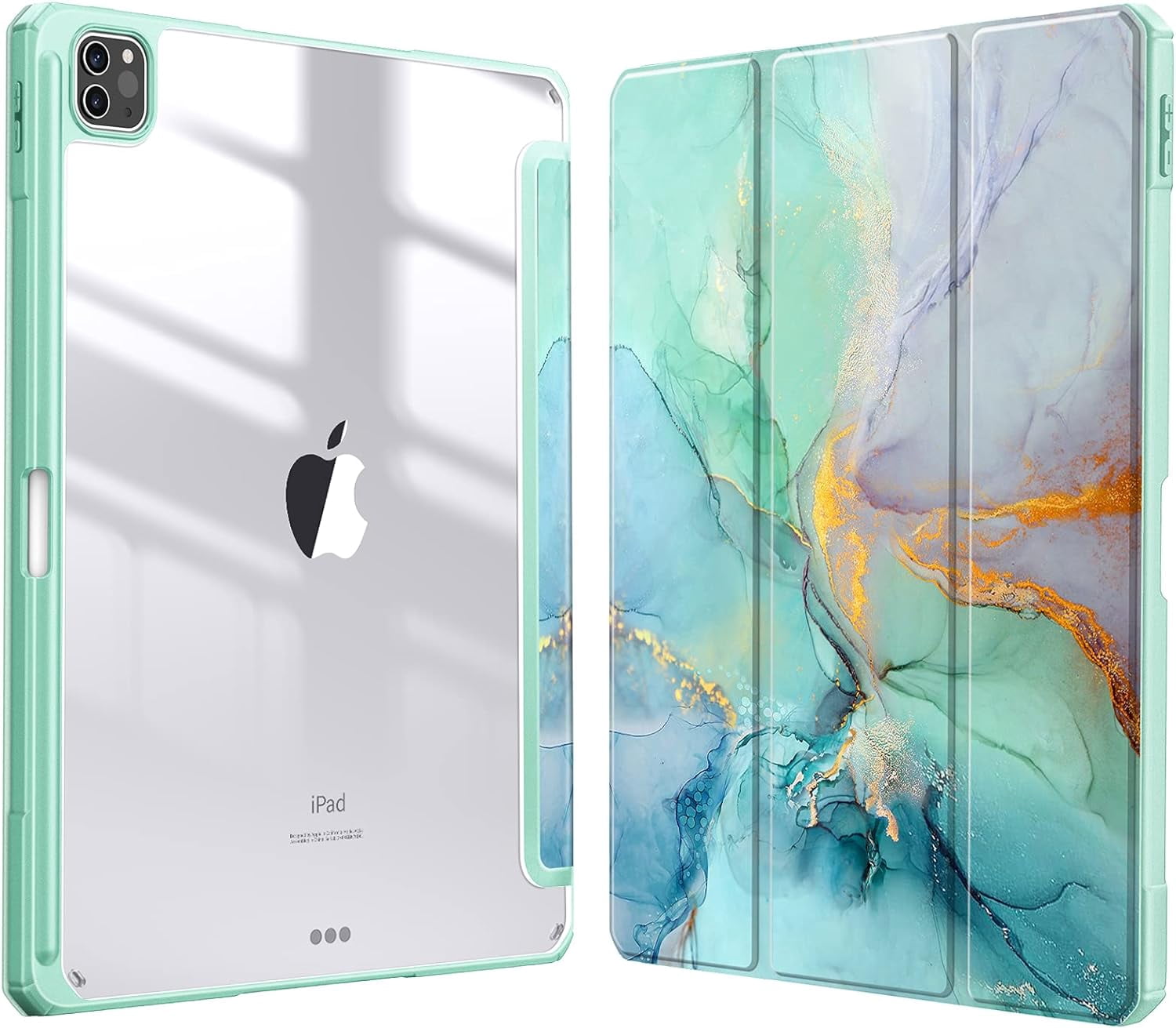 Zjrui Slim Case for iPad Pro 11"/ 13" for iPad Air 13" 2024 with Pencil ...