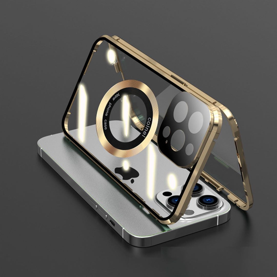 Zjrui for iPhone 15 Privacy Magnetic Magsafe Case Anti Peeping Tempered ...