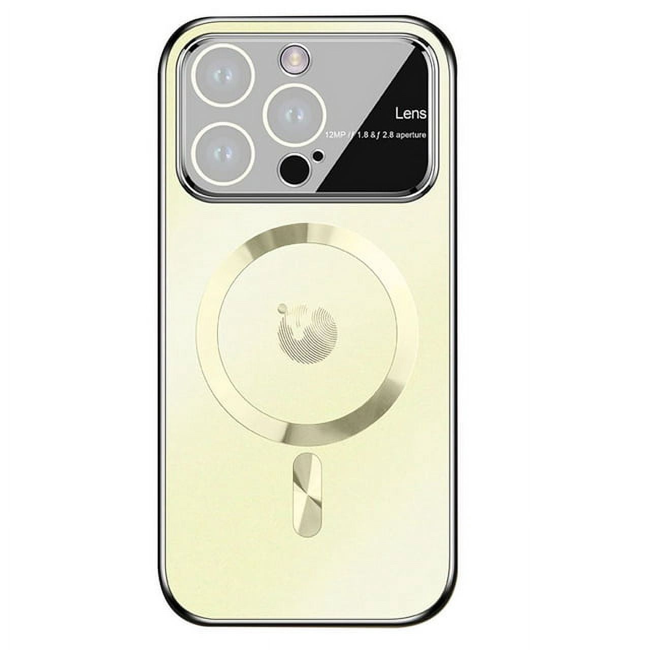 Zjrui for iPhone 15 Pro Magnetic MaSafe Case with Camera Protector ...