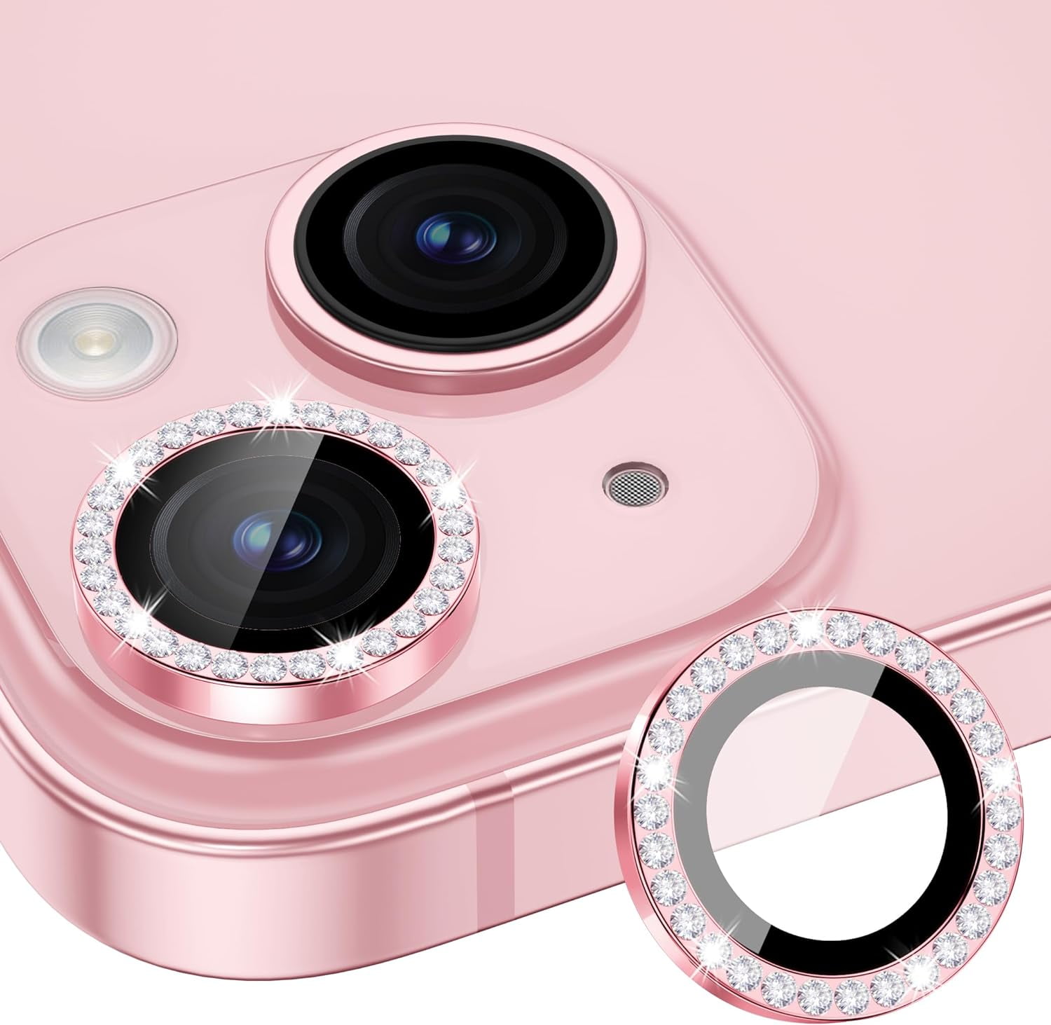 Zjrui for iPhone 15 /iPhone 15 Plus Camera Lens Protector, HD Tempered ...